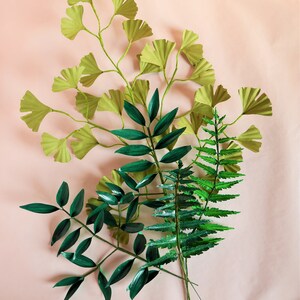 Nage Nagi - Paper Leaves - Foliage - Templates - Instant Download ...