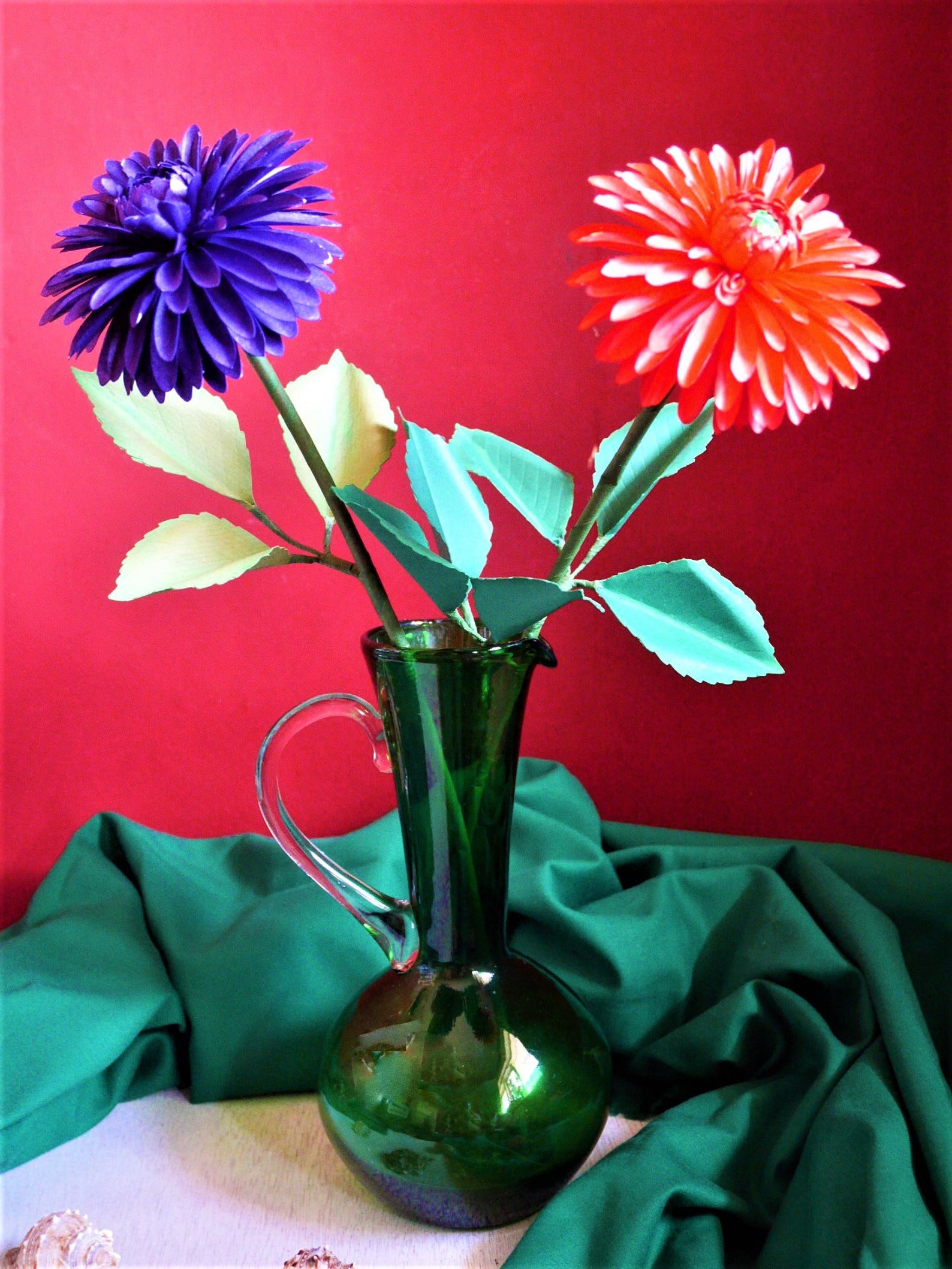 Dahlia - Paper Flowers - Templates - Video Tutorial - Instant Download ...