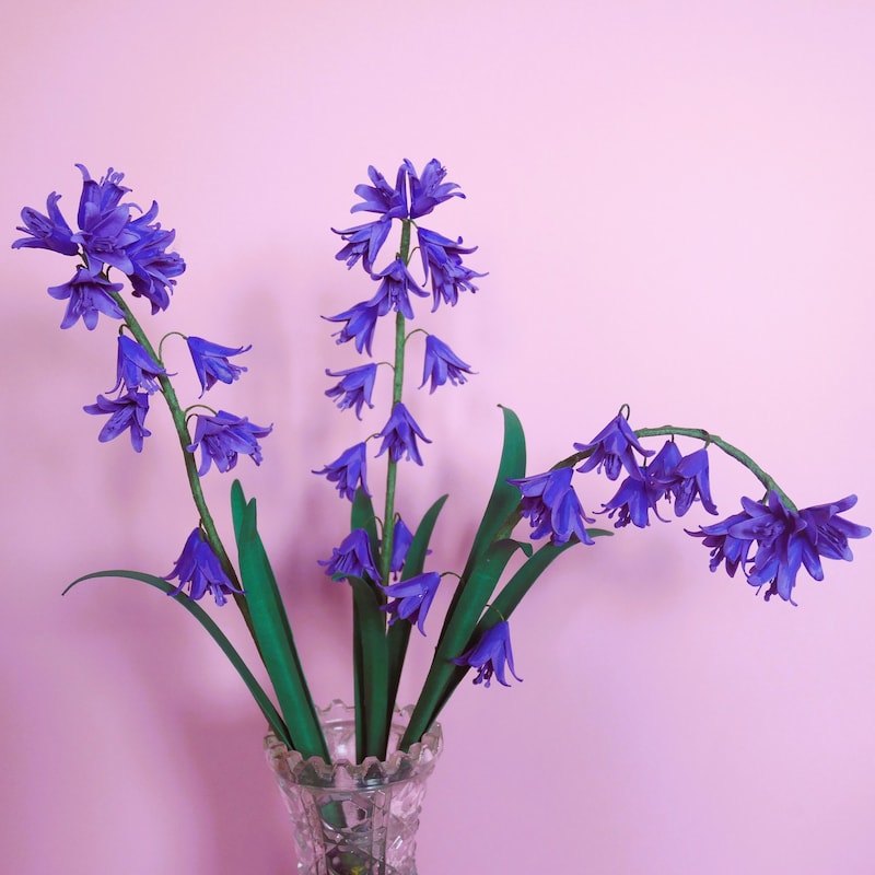 Paper Blue Bell Flower - Etsy