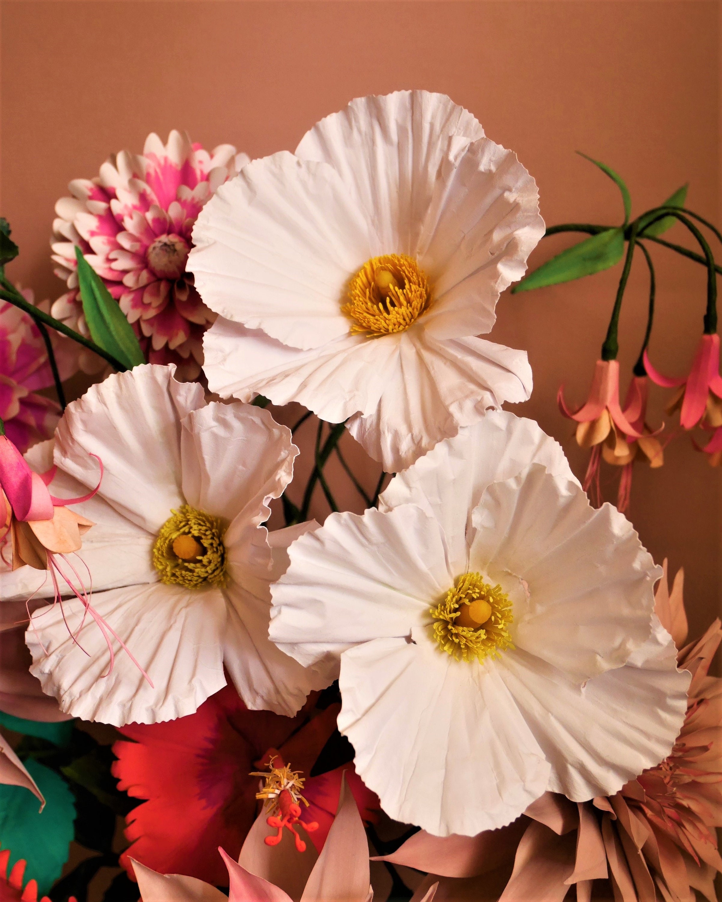 Verona Bouquet - Paper Flowers - Templates - Instant Download - Video ...