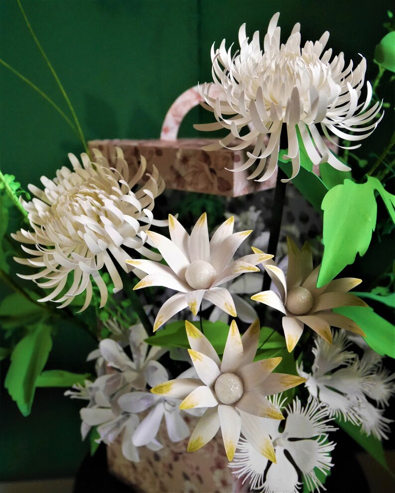 Ceres Flower Box Paper Flowers 3D Box Templates Video | Etsy