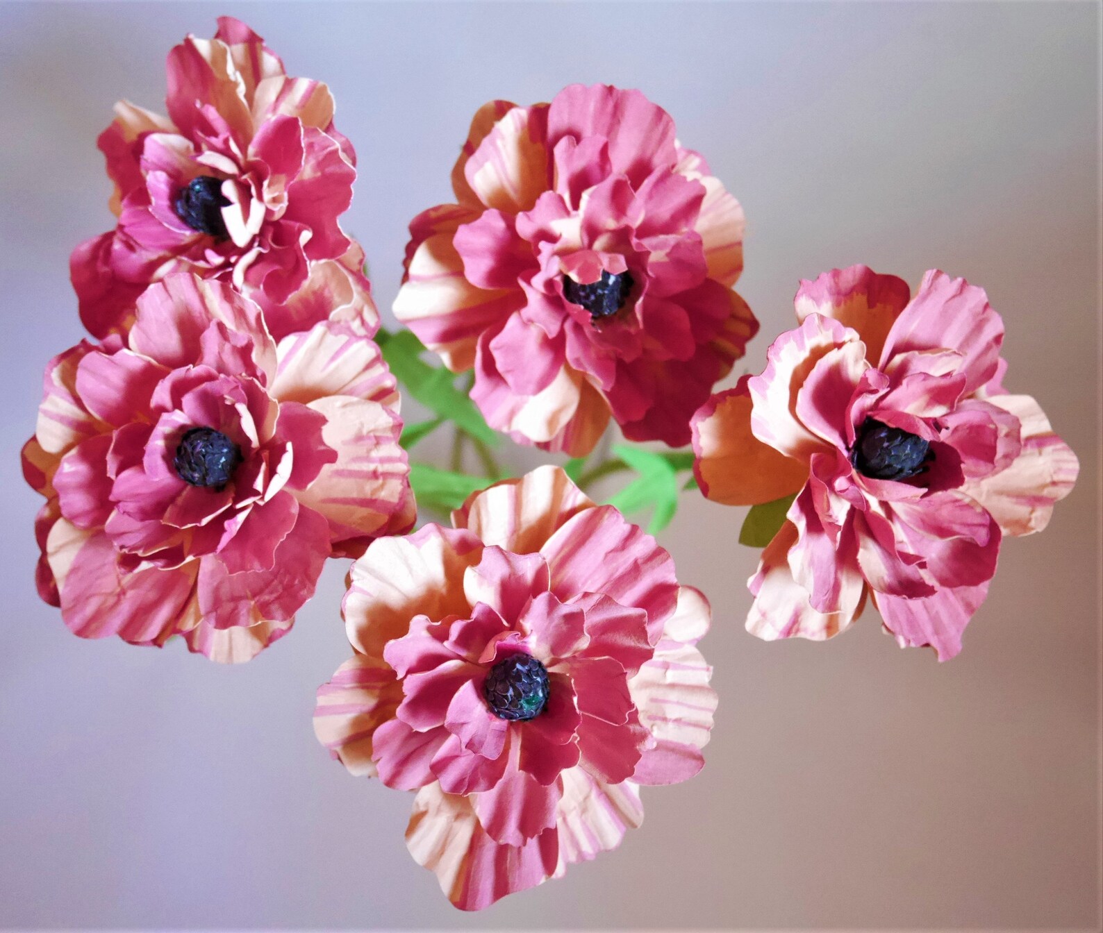 Japanese Ranunculus Paper Flower Templates Instant - Etsy