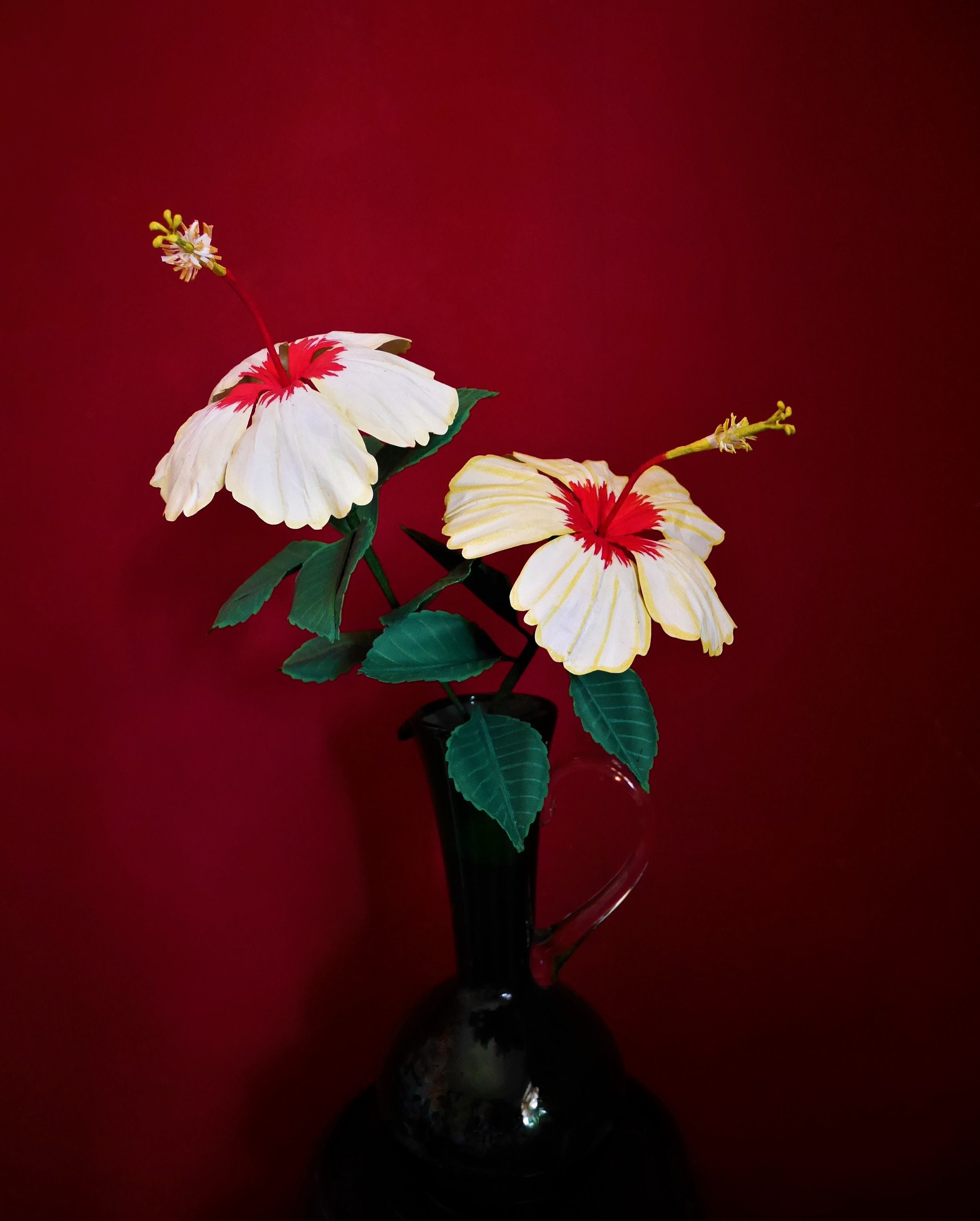 Hibiscus Paper Flower Templates Video Tutorial Digital | Etsy