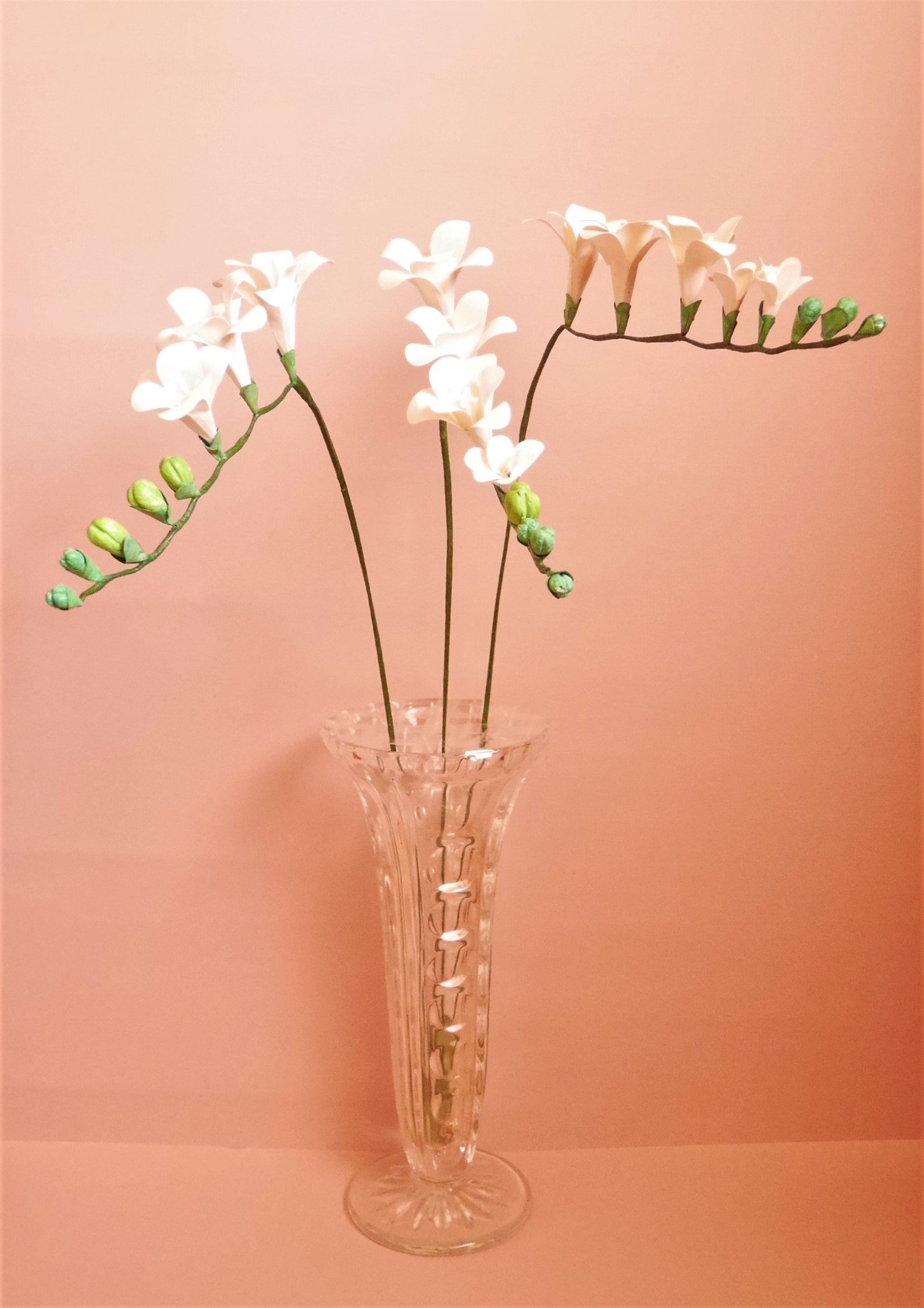 Freesia Paper Flower Templates Video Tutorial Digital | Etsy