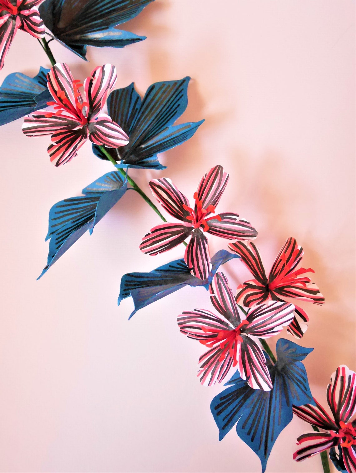 Hau'oli Flower - Easy - Paper Flower - Templates - Video Tutorial - SVG ...