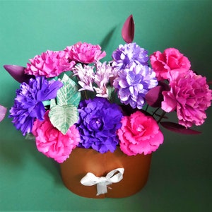 Seraphim Flower Box - Paper Flowers - Gift Box - Templates - Instant ...