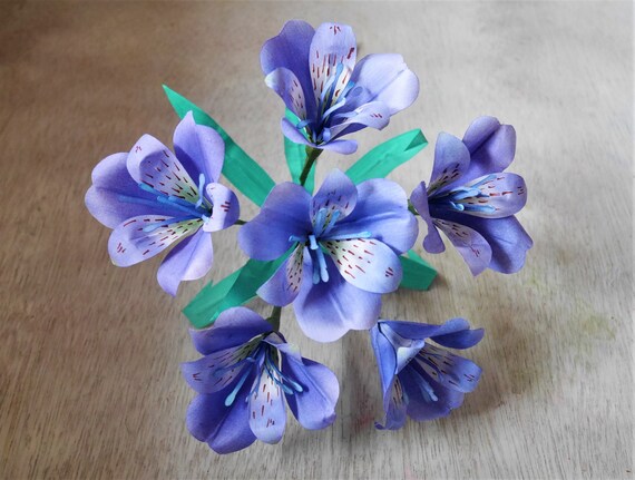 Blue Alstroemeria
