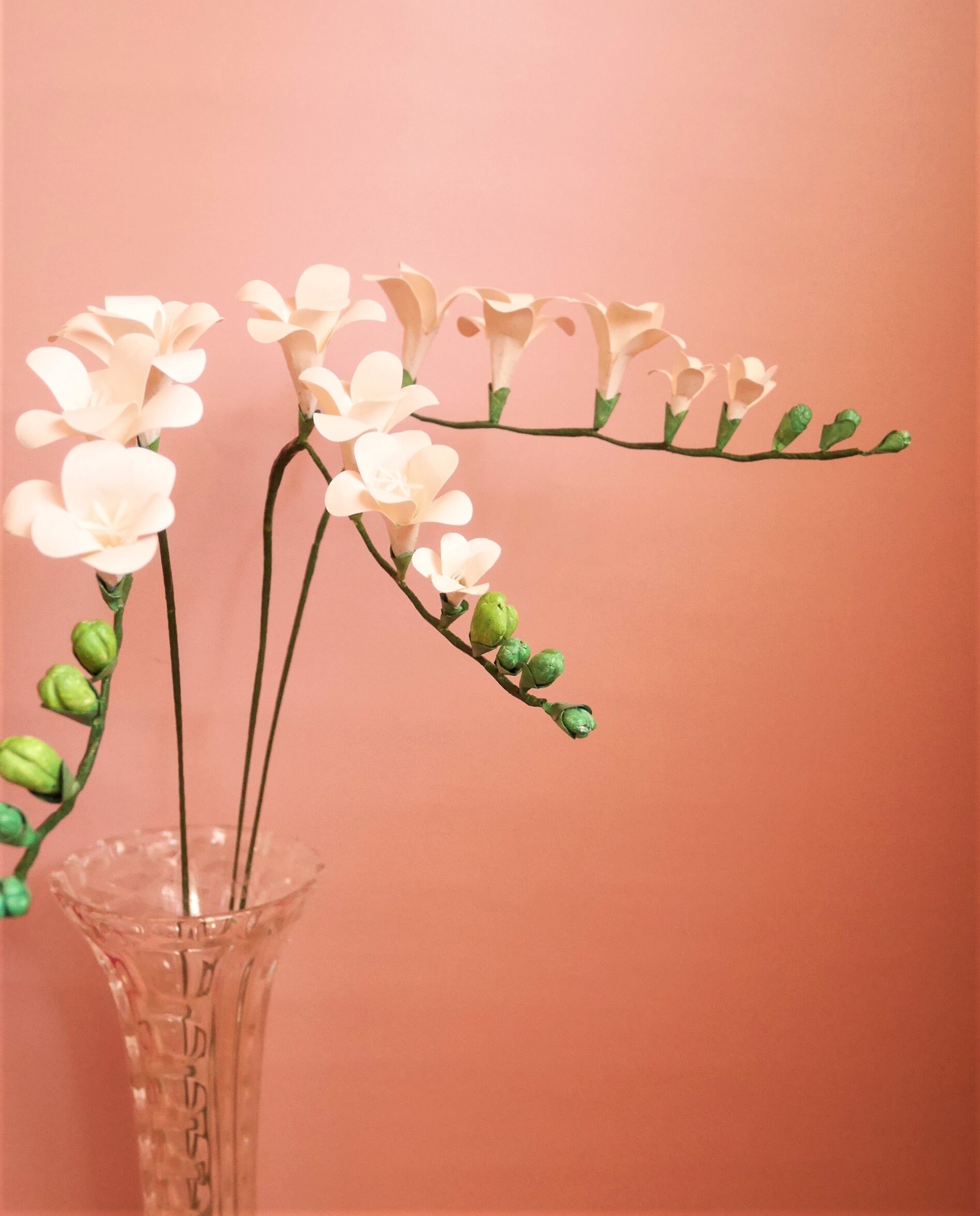 Freesia Paper Flower Templates Video Tutorial Digital | Etsy