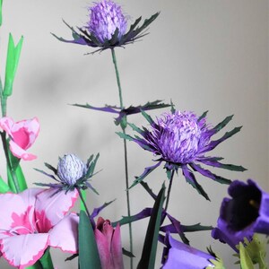 Commercial Use - Thistle - Paper Flower Templates - Digital Delivery ...