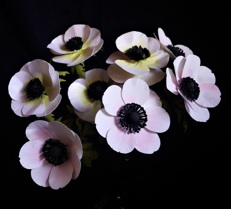 Giant Anemones Paper Flower Templates Digital Delivery - Etsy