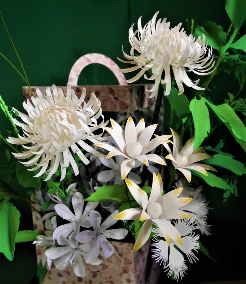 Ceres Flower Box Paper Flowers 3D Box Templates Video | Etsy