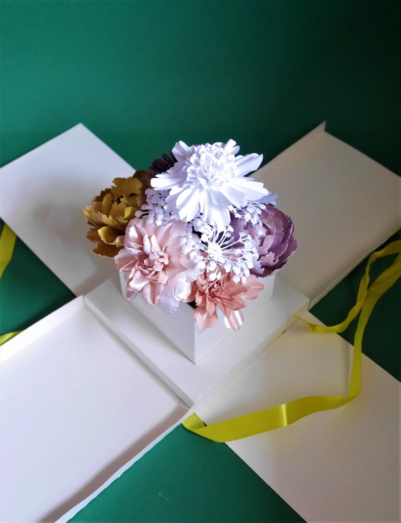 Pandora Paper Flowers Flower Box Templates DIY - Etsy