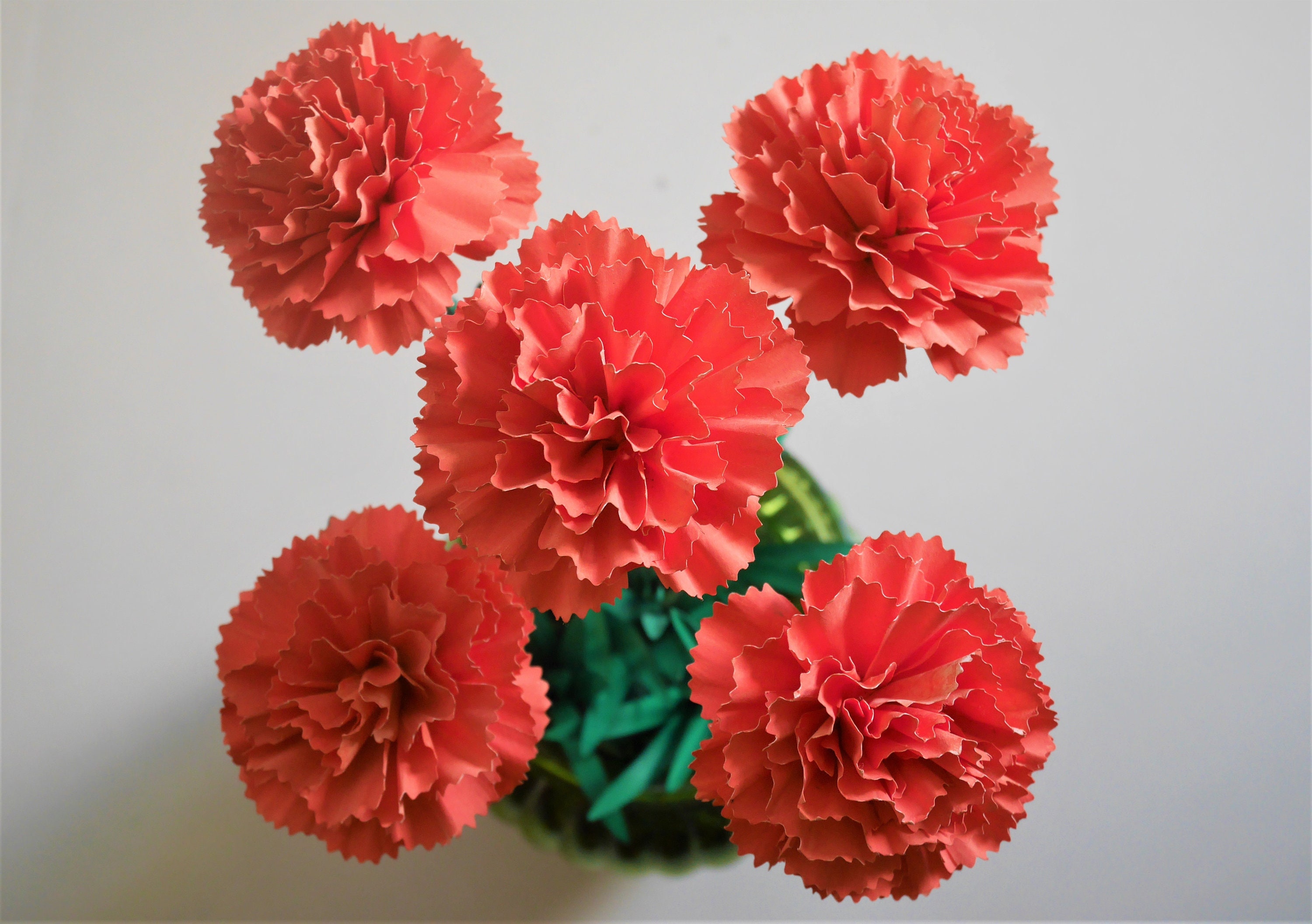 For Commercial Use: Carnation Paper Flower Templates - Etsy