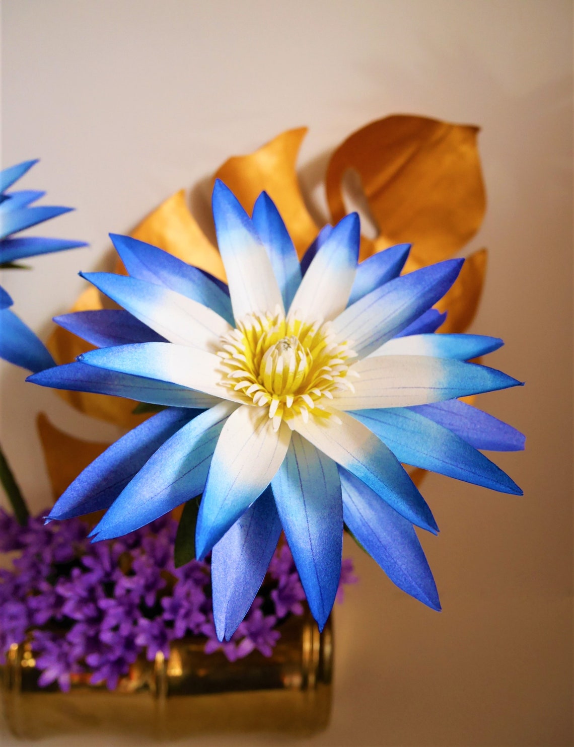 Water Lily Paper Flower Templates Video Tutorial - Etsy Canada