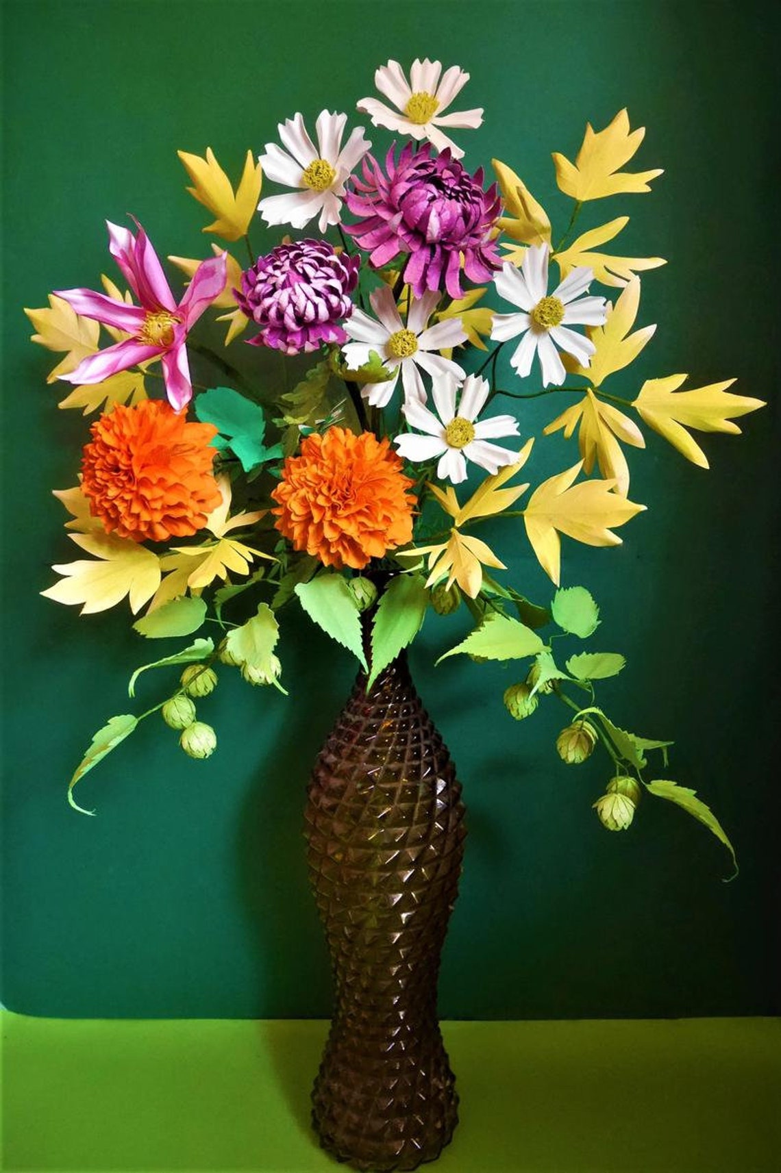 For Commercial Use: Hops Vine Paper Flower Templates | Etsy