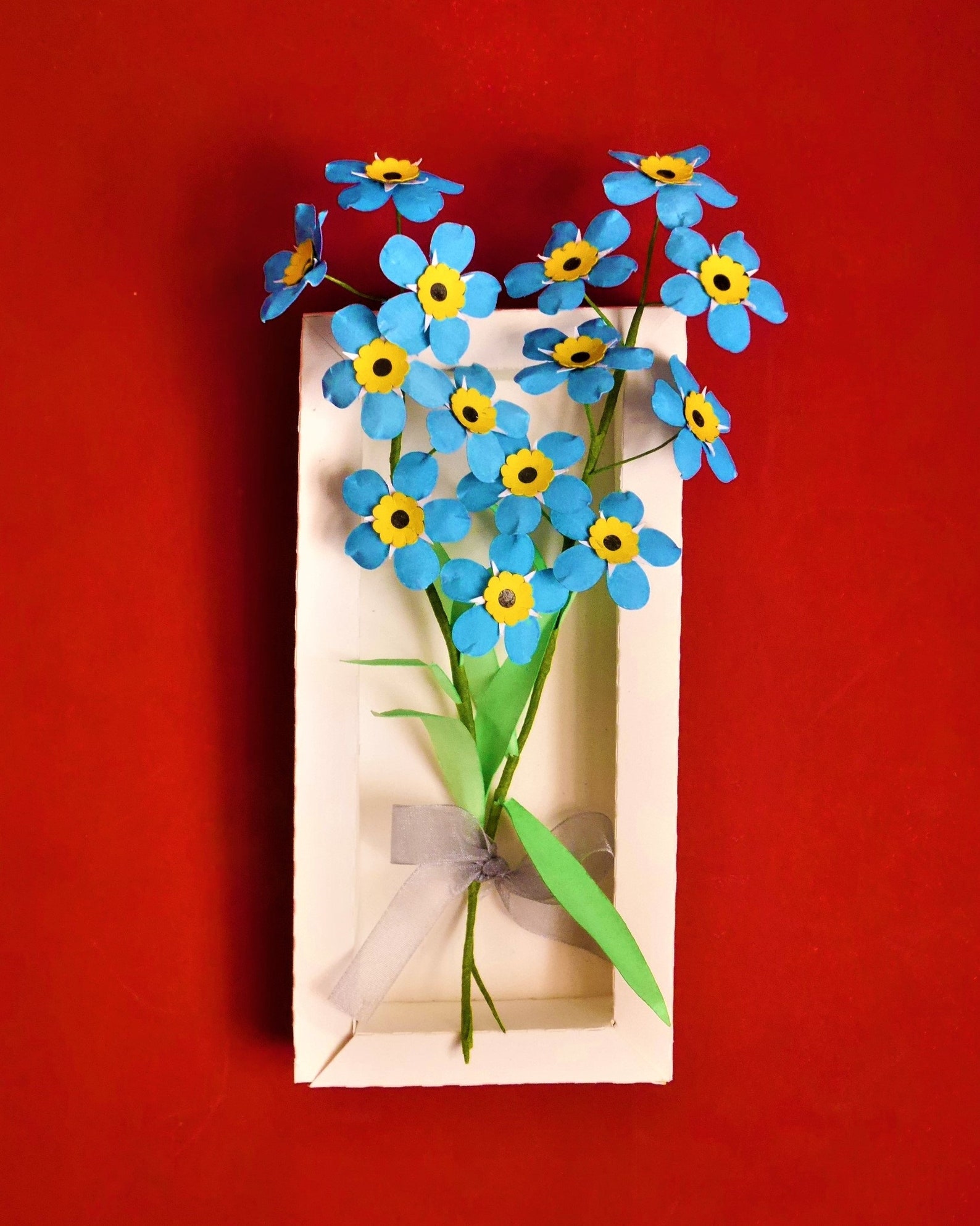 Forget Me Not Paper Flower Templates Video Tutorial | Etsy