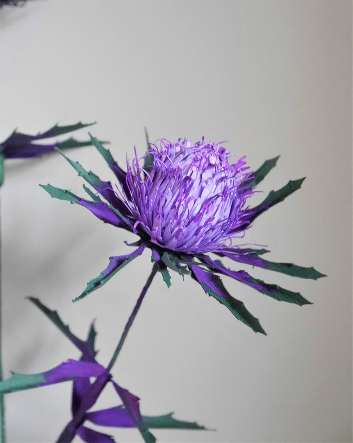 Commercial Use Thistle Paper Flower Templates Digital | Etsy