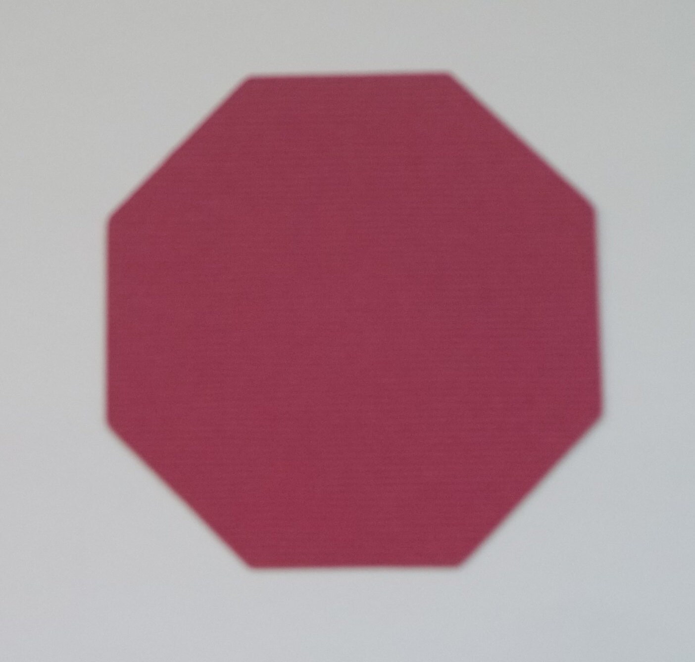 Octagon Die Cut Die Cut Octagon 3 Inch Octagon Die Cuts Cut Outs Set of ...