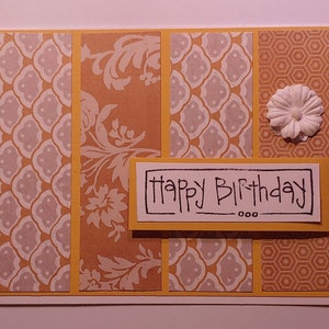 5 Assorted Homemade Birthday Cards; Variety of Styles and Designs ...