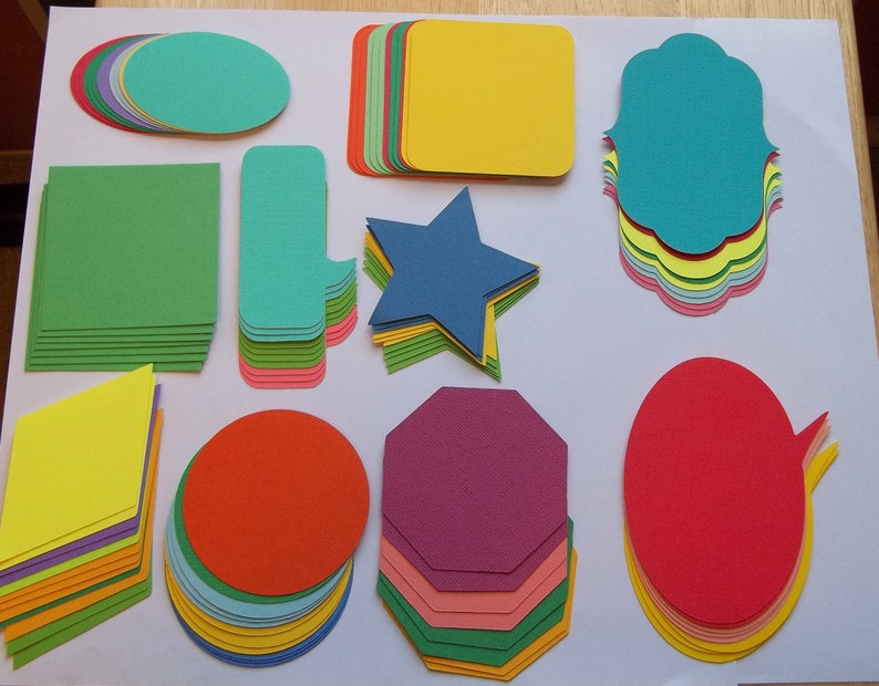 Die Cut Square With Rounded Corners; 3 Inch Square; Cut Outs; Set of 30 ...