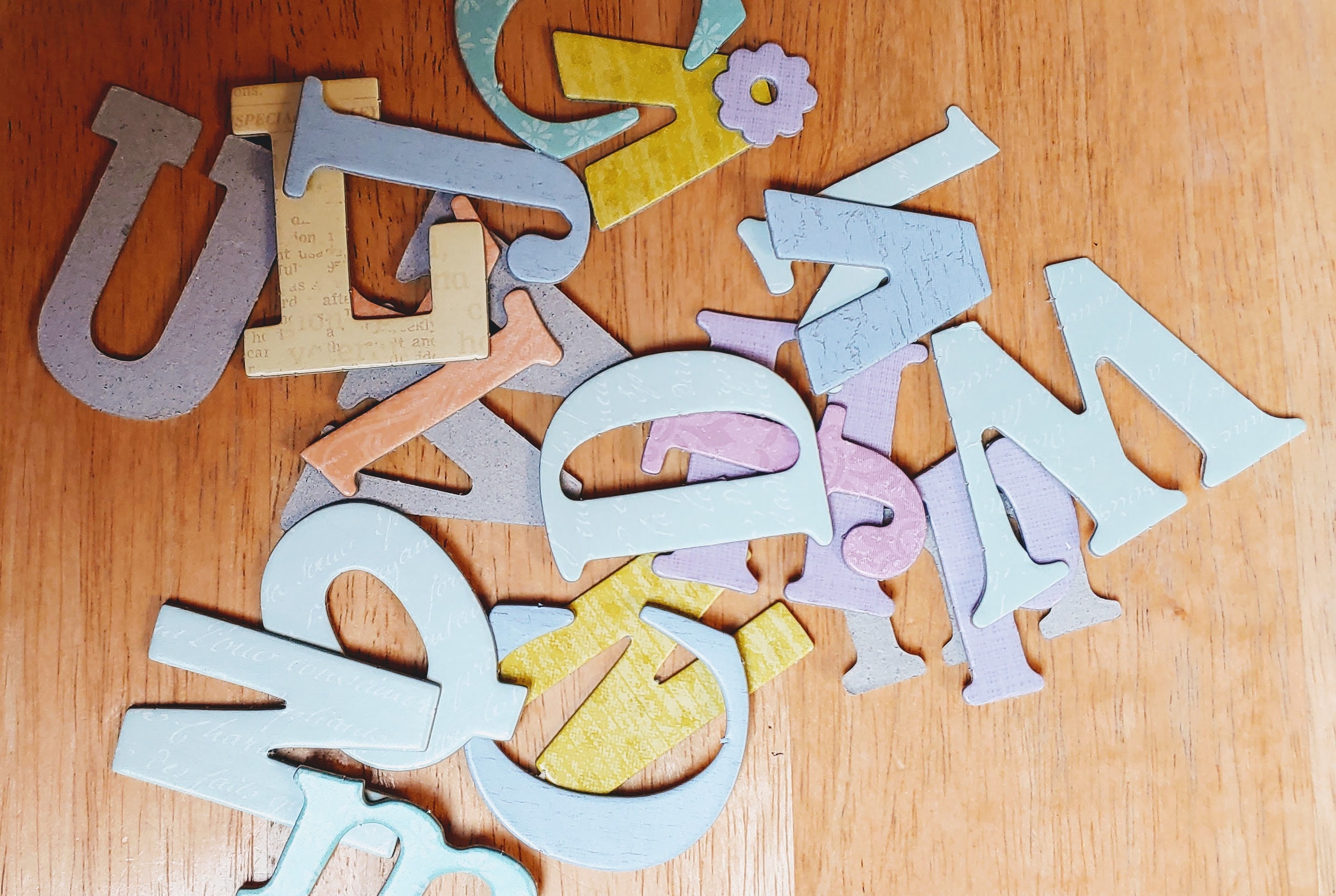 Alphabet Tin by K& Various Colors of Alphabets - Etsy