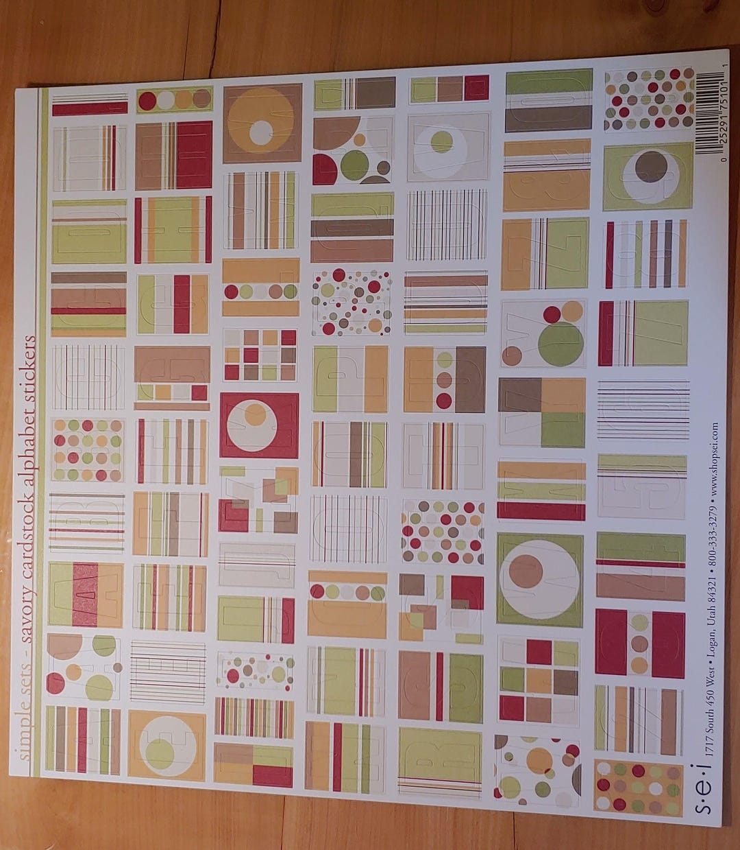 8 Sheets of Cardstock Tabs, Frames, Misc. Decorative Pieces; 8 Sheets ...