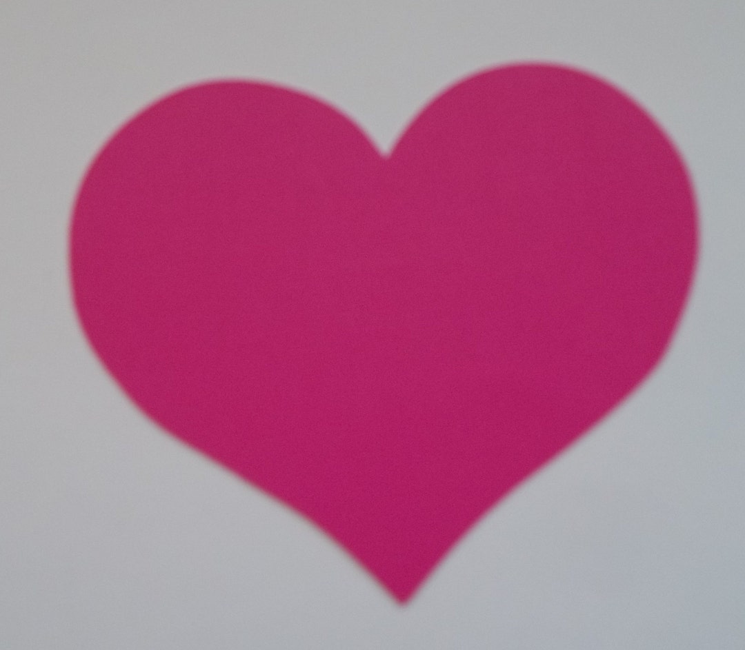 Heart Die Cuts; 30 Pieces Set; Die Cut Shapes; Hearts; 3 Inch Hearts ...