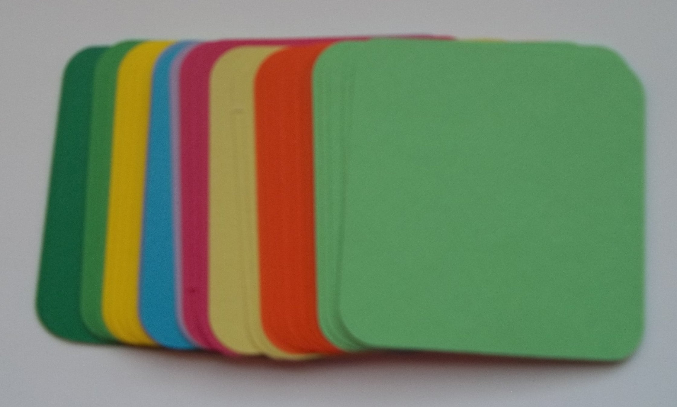 Die Cut Square With Rounded Corners; 3 Inch Square; Cut Outs; Set of 30 ...