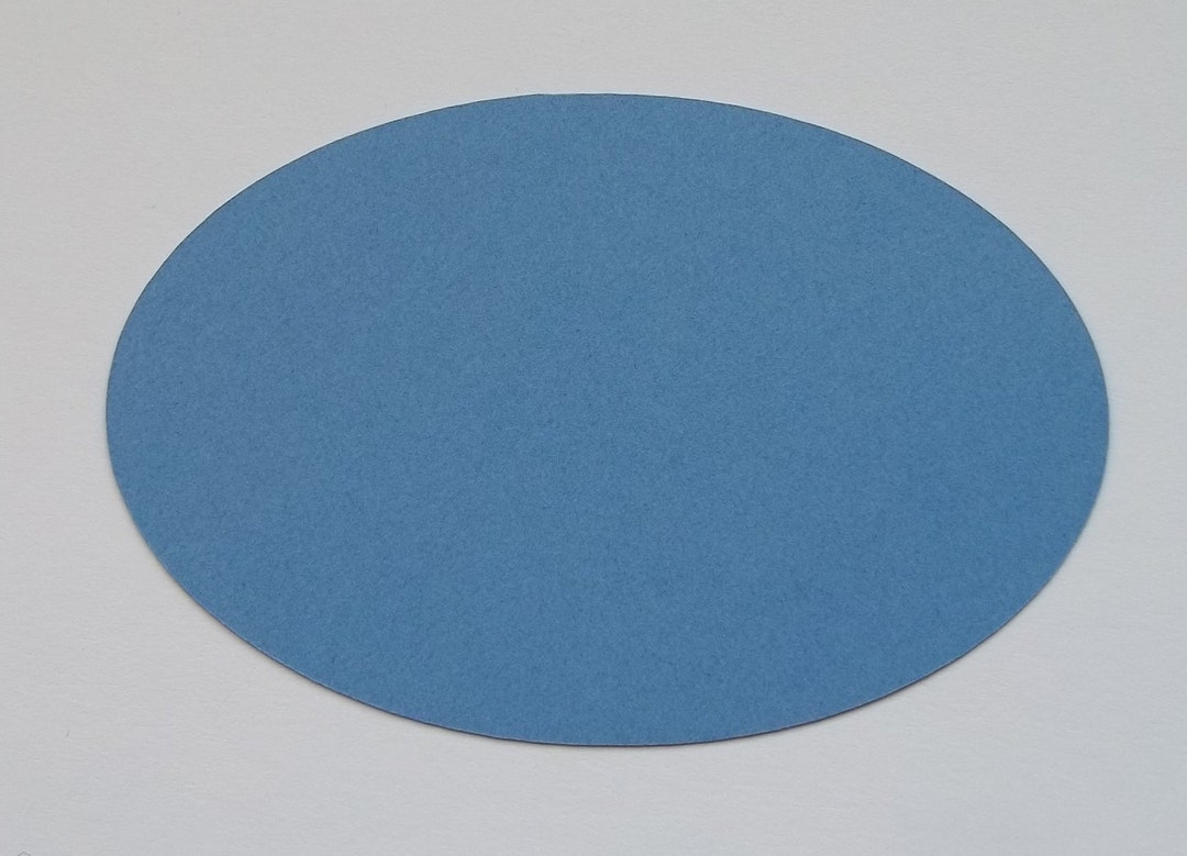 Die Cut Oval; 3 Inch Oval; Set of 30 Ovals; Die Cut Shapes ...