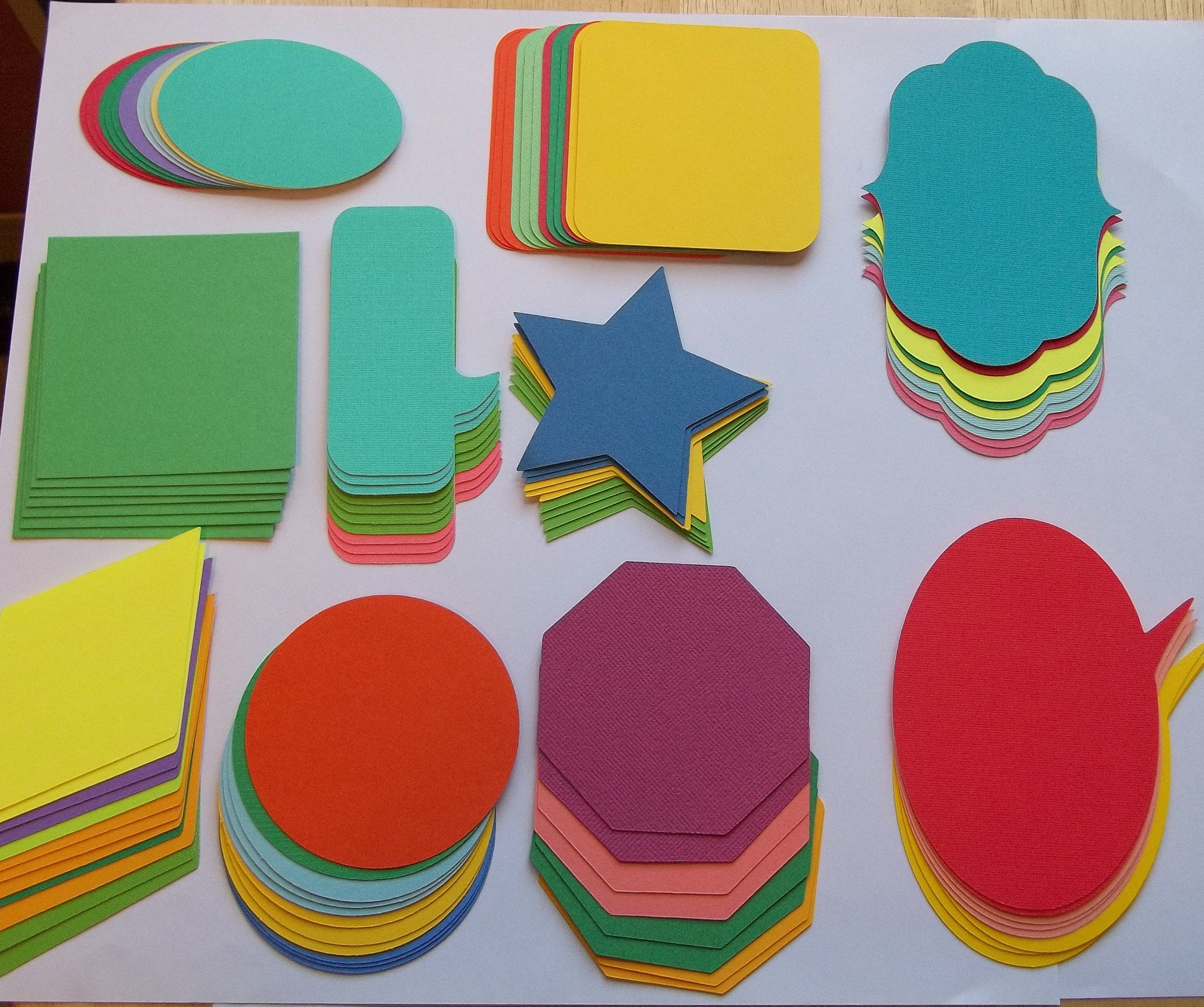 Star Die Cuts; Stars; Die Cuts; 3 Inch Die Cuts; Cut Outs; Set of 30 ...