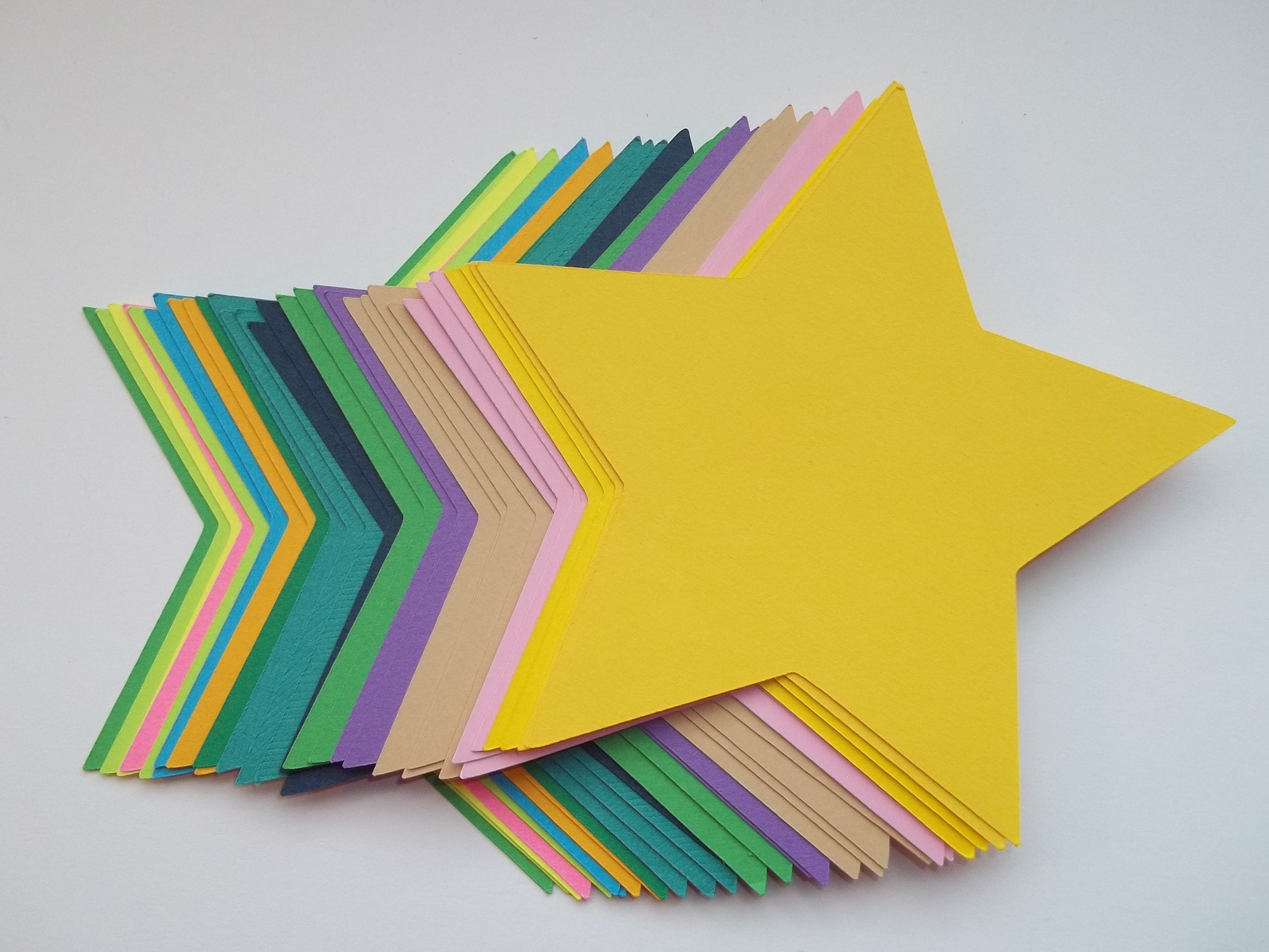 Star Die Cuts; Stars; Die Cuts; 3 Inch Die Cuts; Cut Outs; Set of 30 ...