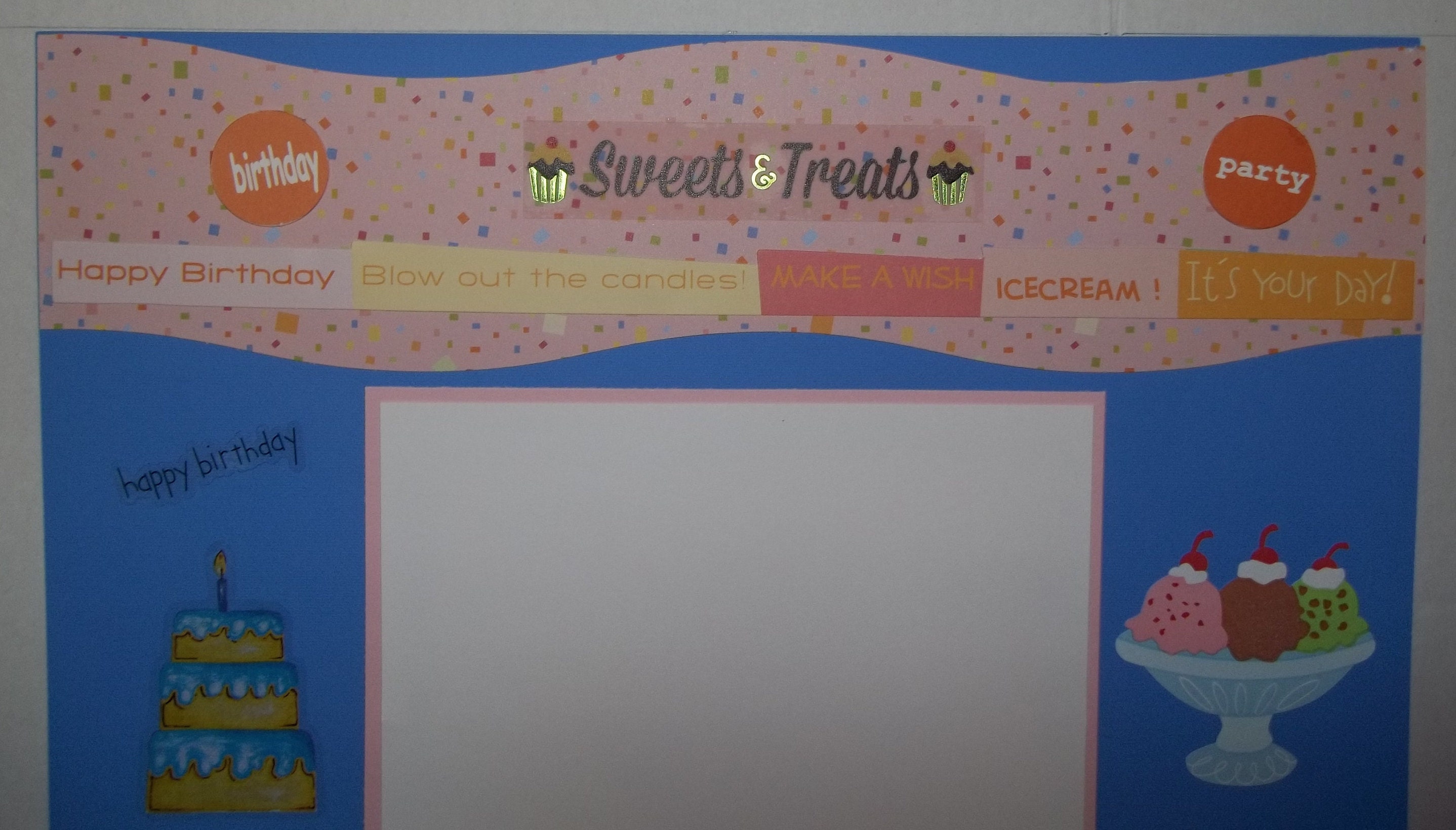 Birthday 2 Page Layout Celebrate 12x12 Two Page Layout for Birthday ...