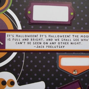 Halloween Pages; Scary Fun; 12x12 Two Page Layout; Halloween Layout ...