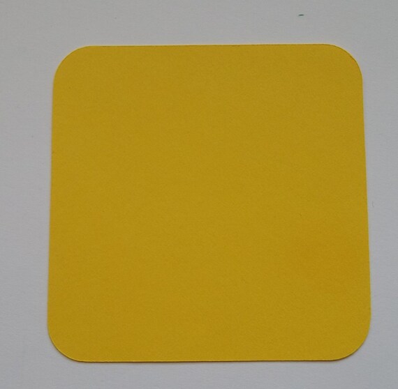 Die Cut Square With Rounded Corners 3 Inch Square Cut Outs | Etsy