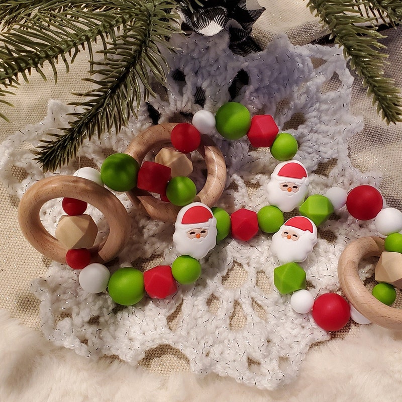 Wood Baby Rattle - Etsy