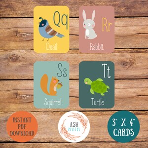 Printable ABC Flashcards, Preschool Curriculum, Homeschool Classroom ...