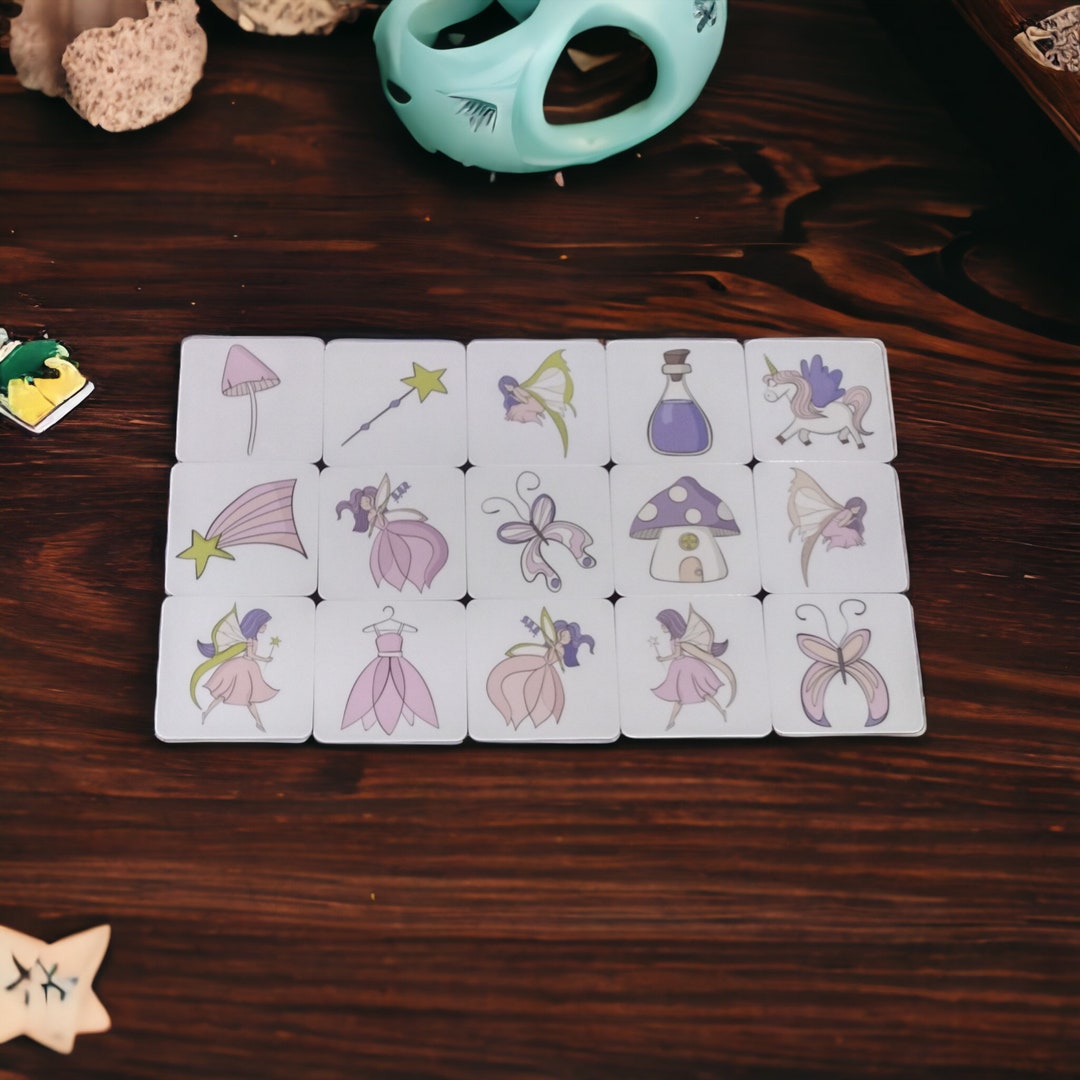 Interactive Flower Fairy Memory Game Set, Perfect for Family Game Night ...