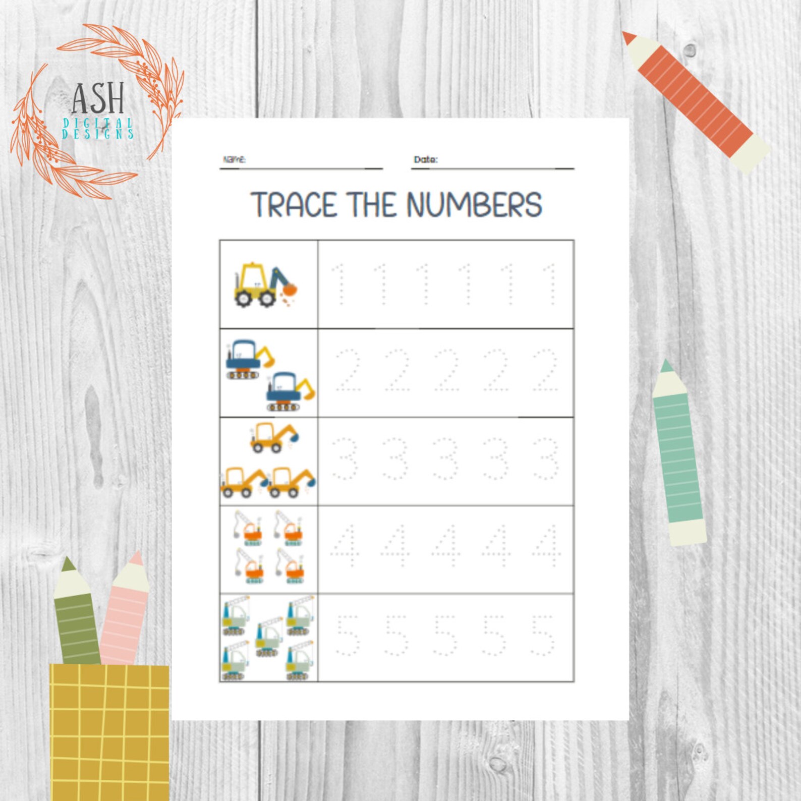 Printable Kids Activity Sheets Kindergarten Math Sheets | Etsy