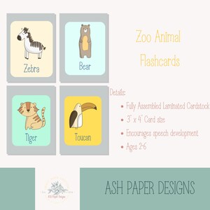 Language Learning Zoo Animal Flashcards, Click Here to Grab Your FULLY ...