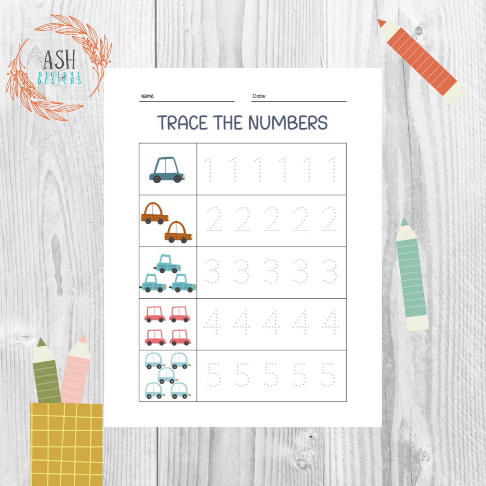 Printable Kids Activity Sheets Kindergarten Math Sheets | Etsy