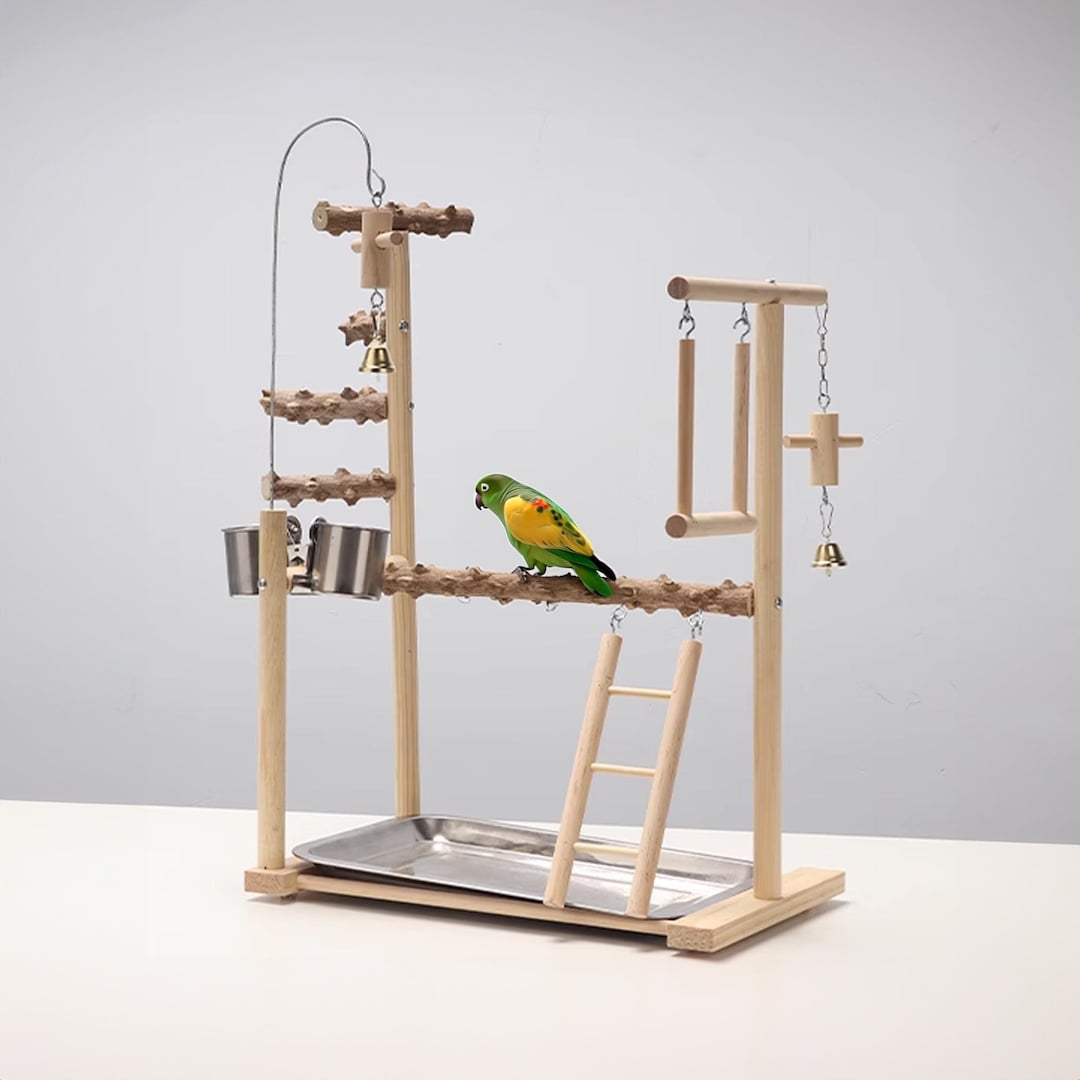 Parrot Tree Stand Parrot Perch Macaw Stand Large Bird Perches Wood ...