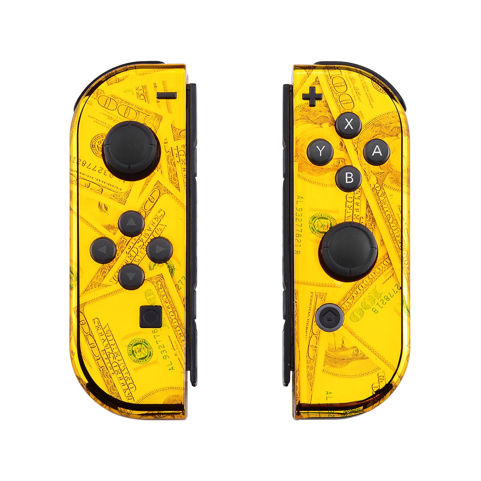 New Nintendo Switch Custom Joycons Chrome Gold Money Joy Con | Etsy