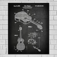 Personalized Guitar Poster Typography, Guitar Gift, Guitar Player Gift ...