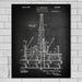 Oil Field Decor, Oil Rig Art, Oil Rig Print, Oil Rig Blueprint, Oil Rig ...