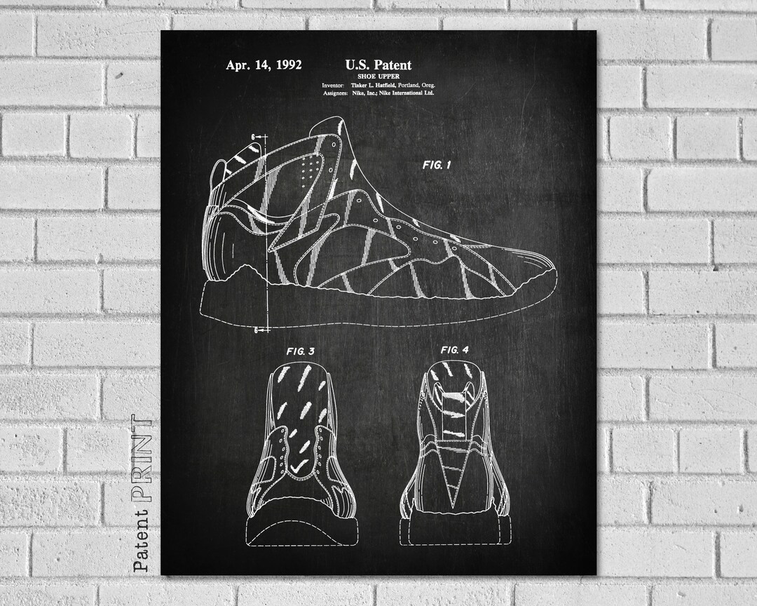 Basketball Shoe Art Patent - Air Jordan #7 Shoe Art - Shoes - Jordan ...