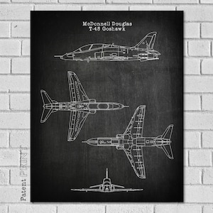 T-45 Goshawk - Mcdonnell Douglas T-45 Airplane - Aircraft Art - Plane ...