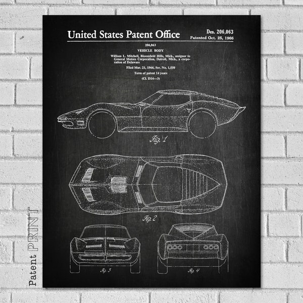 Muscle Car Print - Etsy