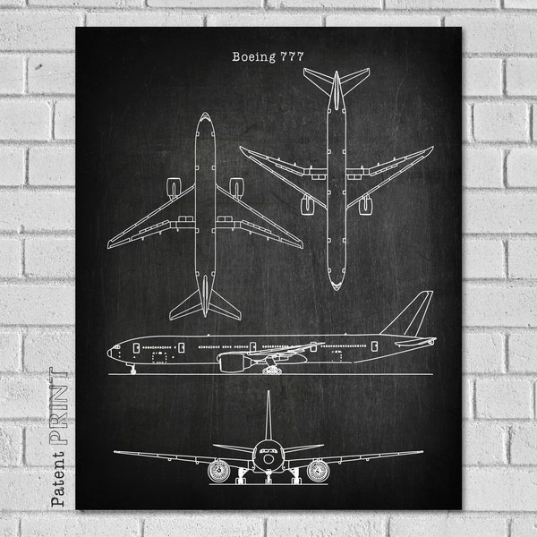 Boeing 777 - Etsy