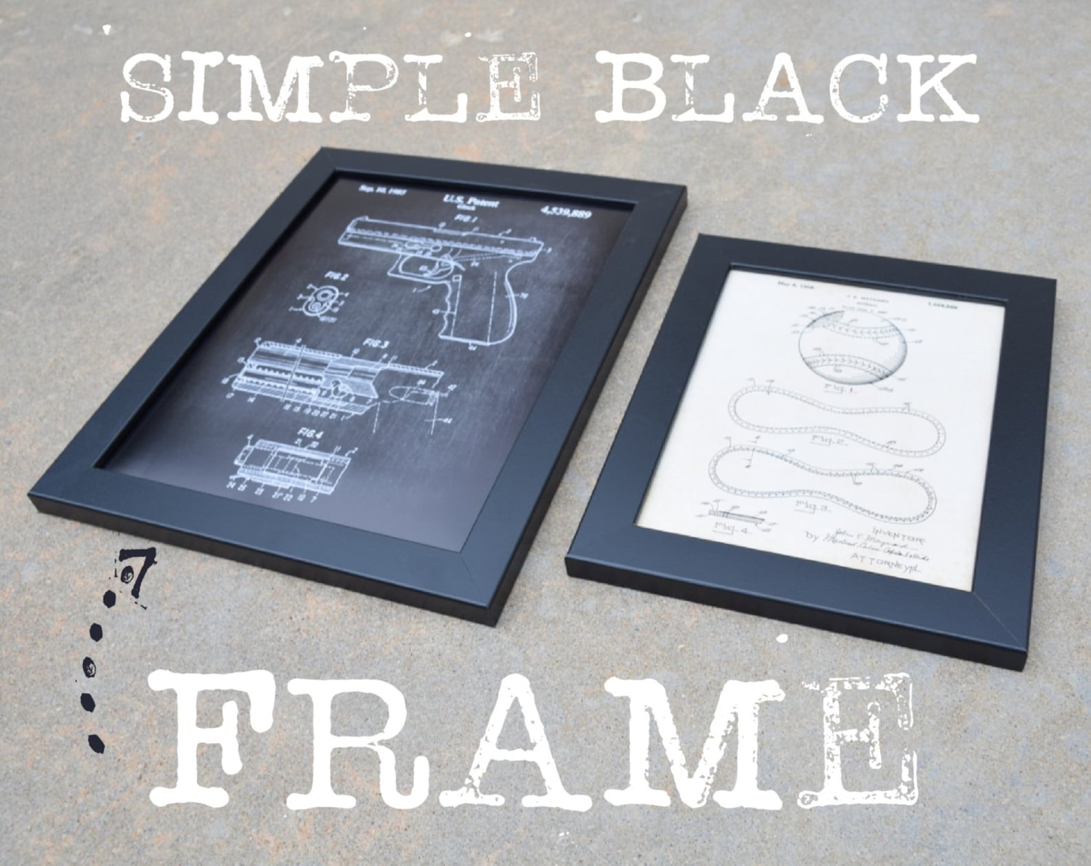 Patent Print Framed Decor Patent Frame Patent Wall Art - Etsy