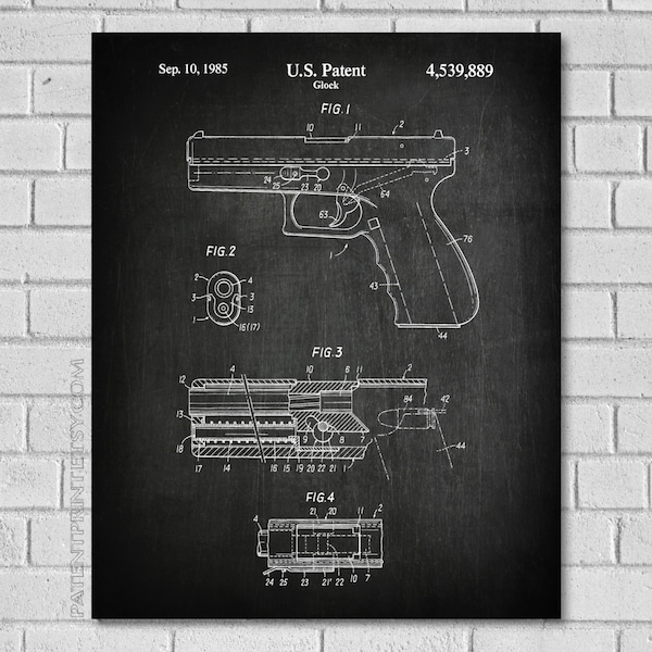 Glock Blueprint - Etsy